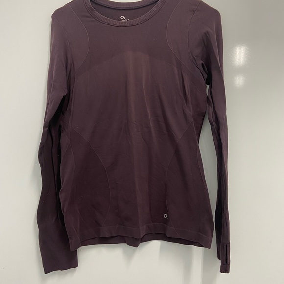 GAP | Tops | Purple Gapfit Workout Long Sleeve Top | Poshmark